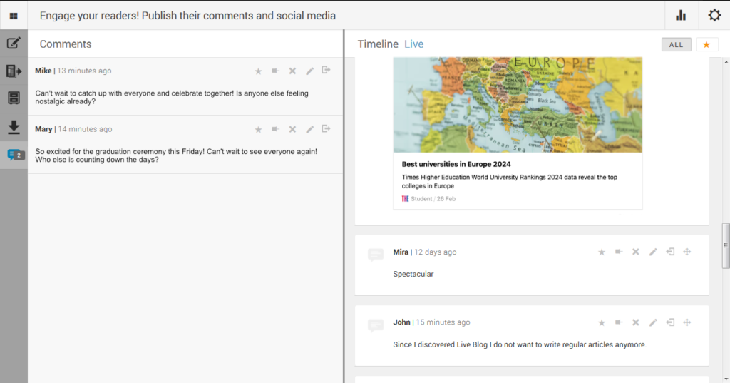 Live Blog | Live Blogging Platform for News Professionals